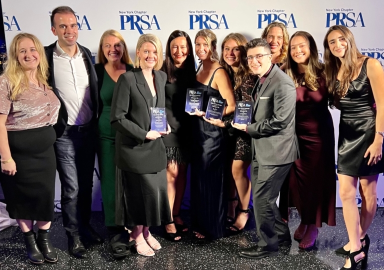 Diffusion Sweeps at the 2022 PRSA-NY Big Apple Awards - Diffusion PR